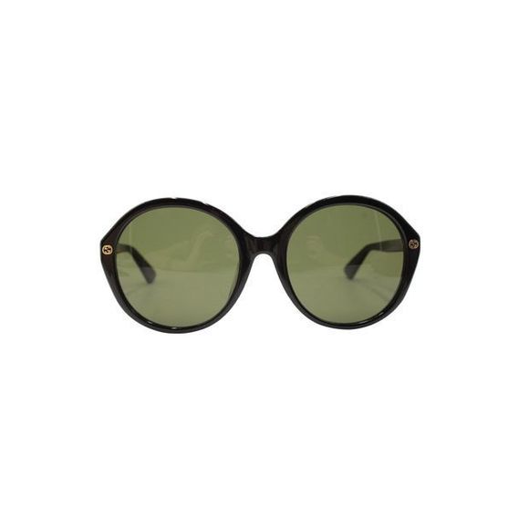 Gucci | Accessories | Gucci Black Round Monogram Sunglasses | Poshmark